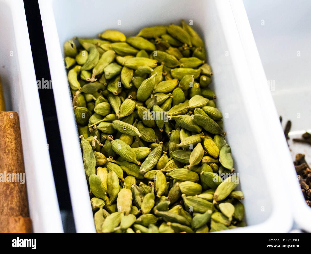Spice set in wood hi-res stock photography and images - Alamy