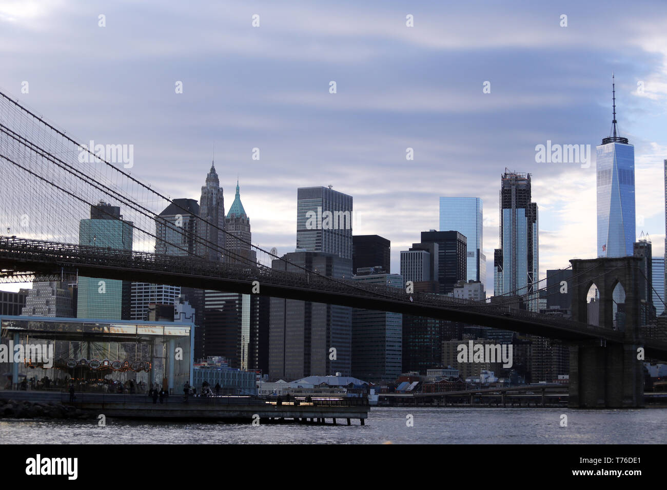 New York City landscape view from Dumbo Stock Photo - Alamy