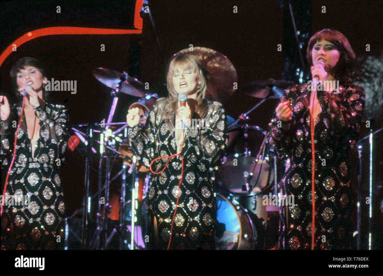 THE NOLANS Irish girl group about 1980 Stock Photo - Alamy