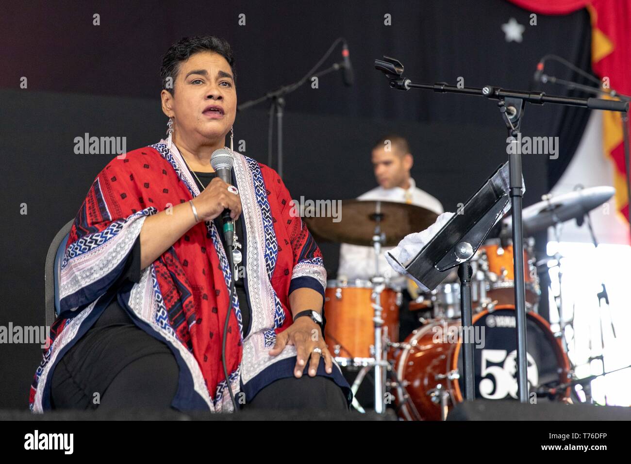 May 4, 2019 - New Orleans, Louisiana, U.S - Singer LEAH CHASE during ...