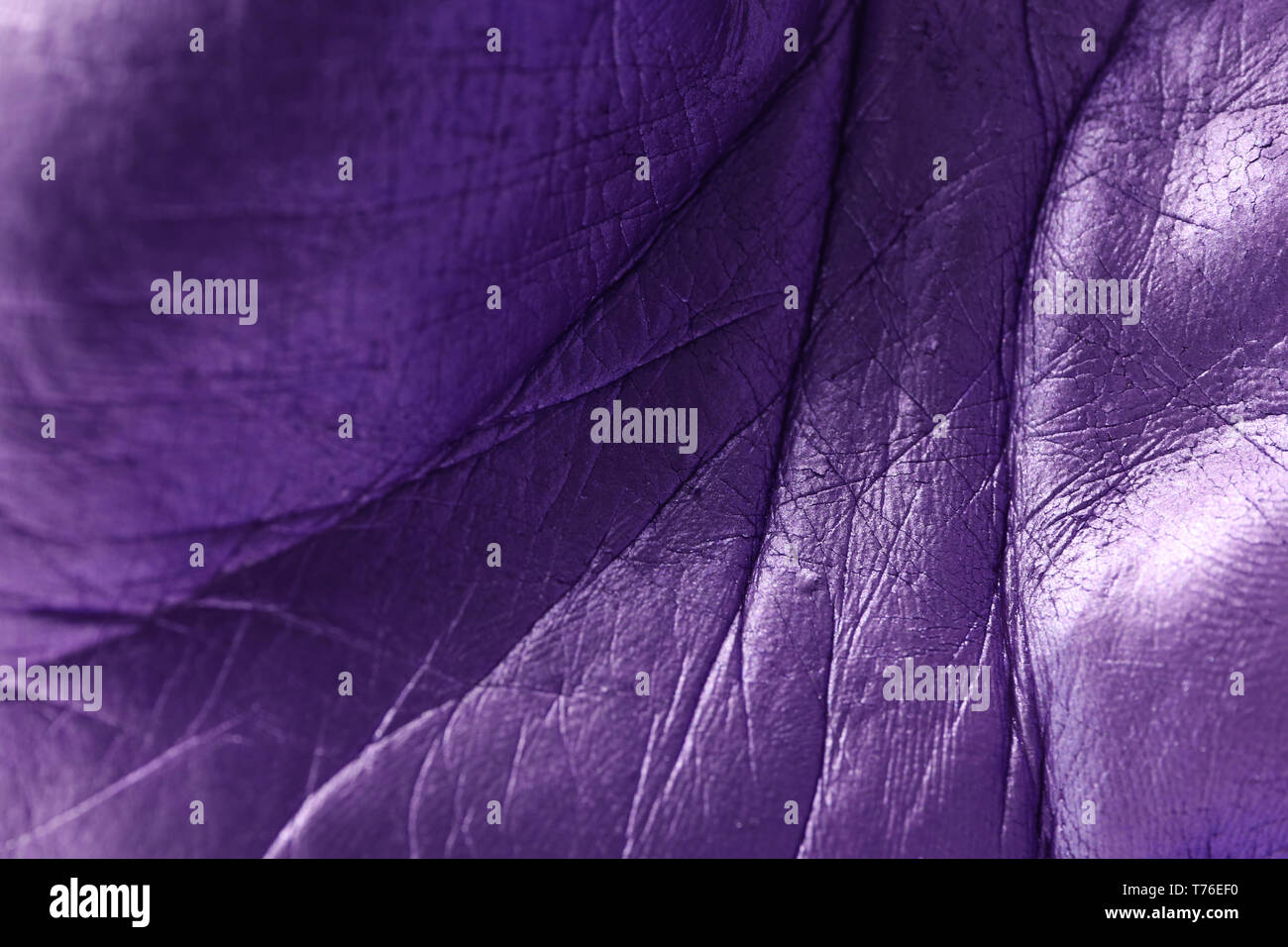Closeup view of human skin dyed in purple color Stock Photo - Alamy