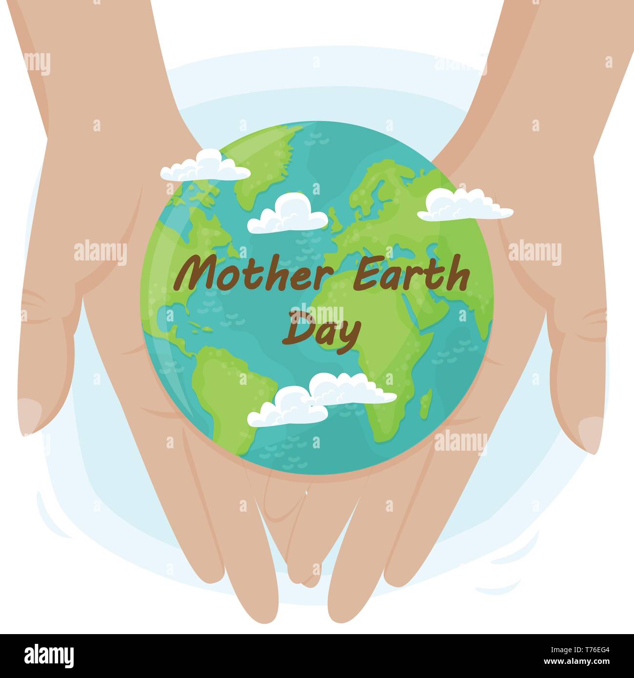Vector background for international Earth Day. Vector illustration for ...
