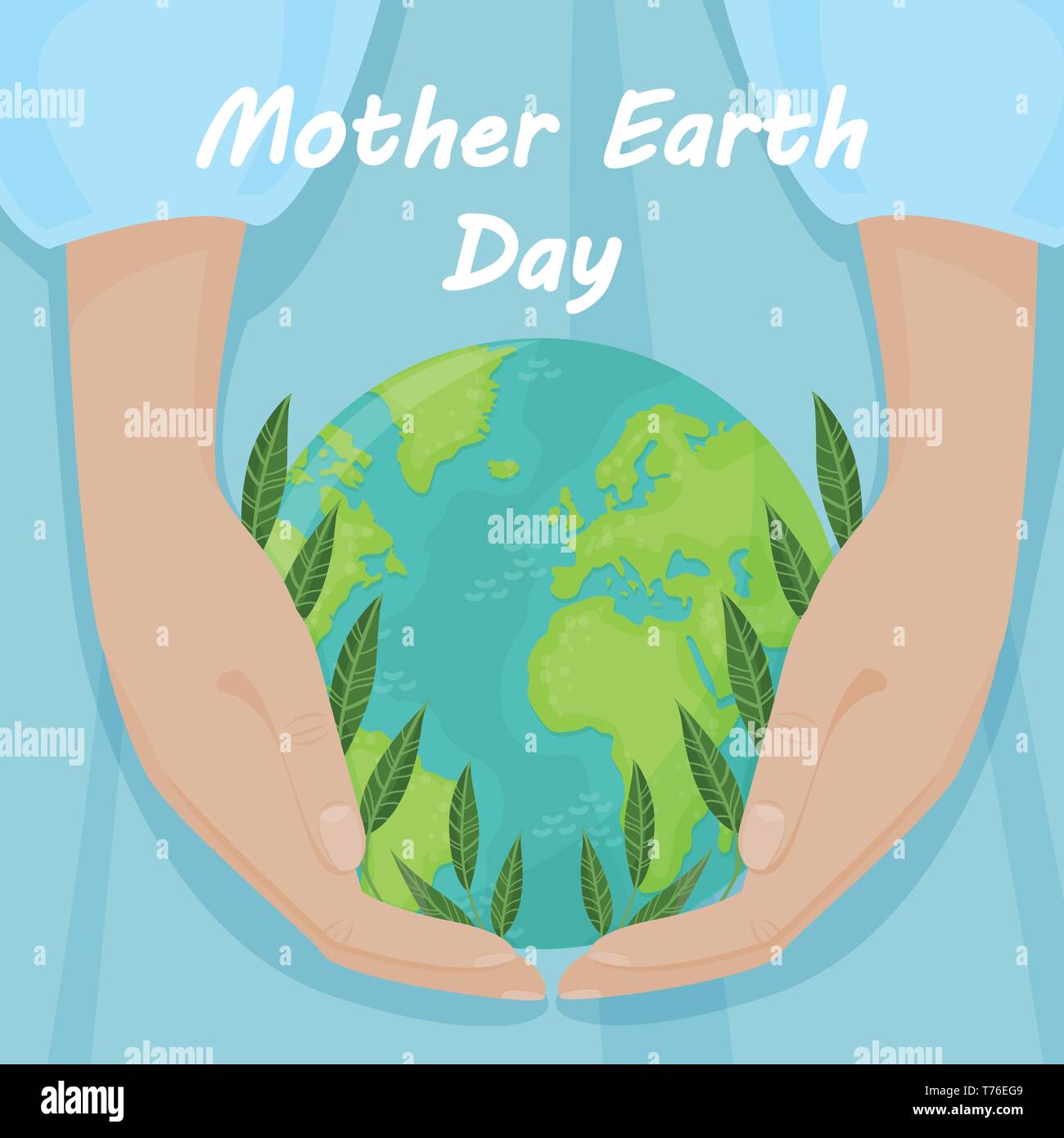 Vector background for international Earth Day. Vector illustration for ...