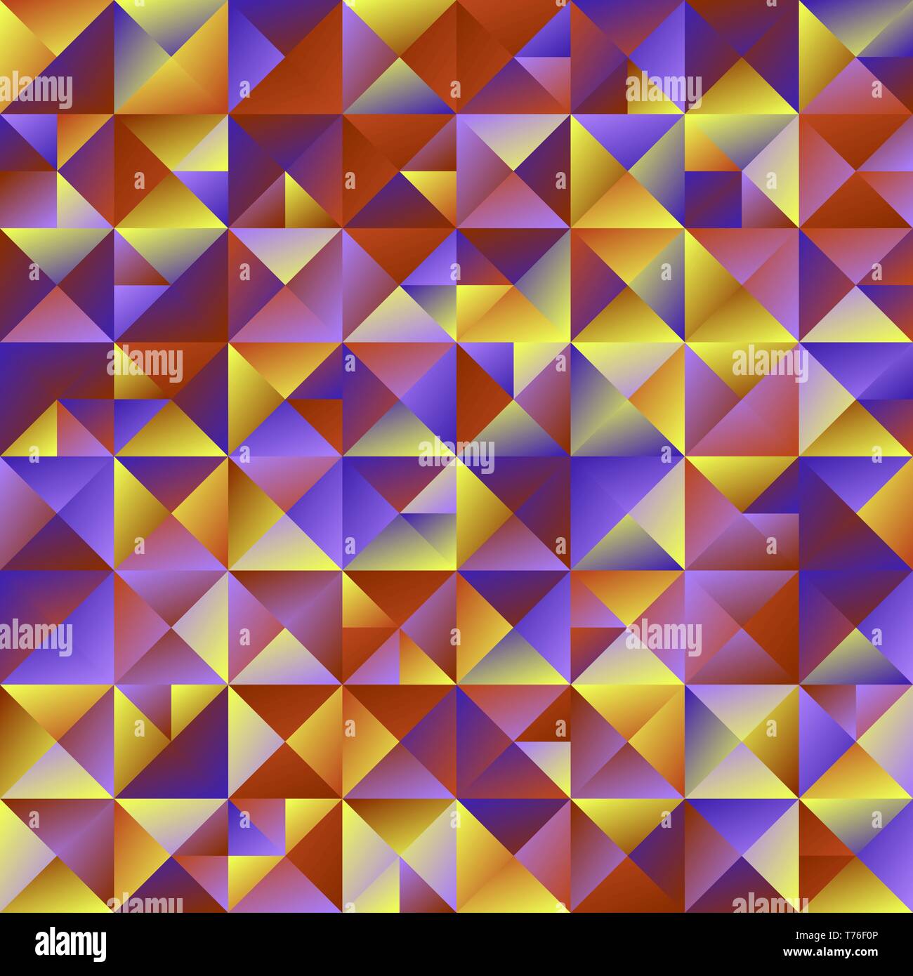 Multicolor dynamic gradient mosaic triangle background design Stock ...