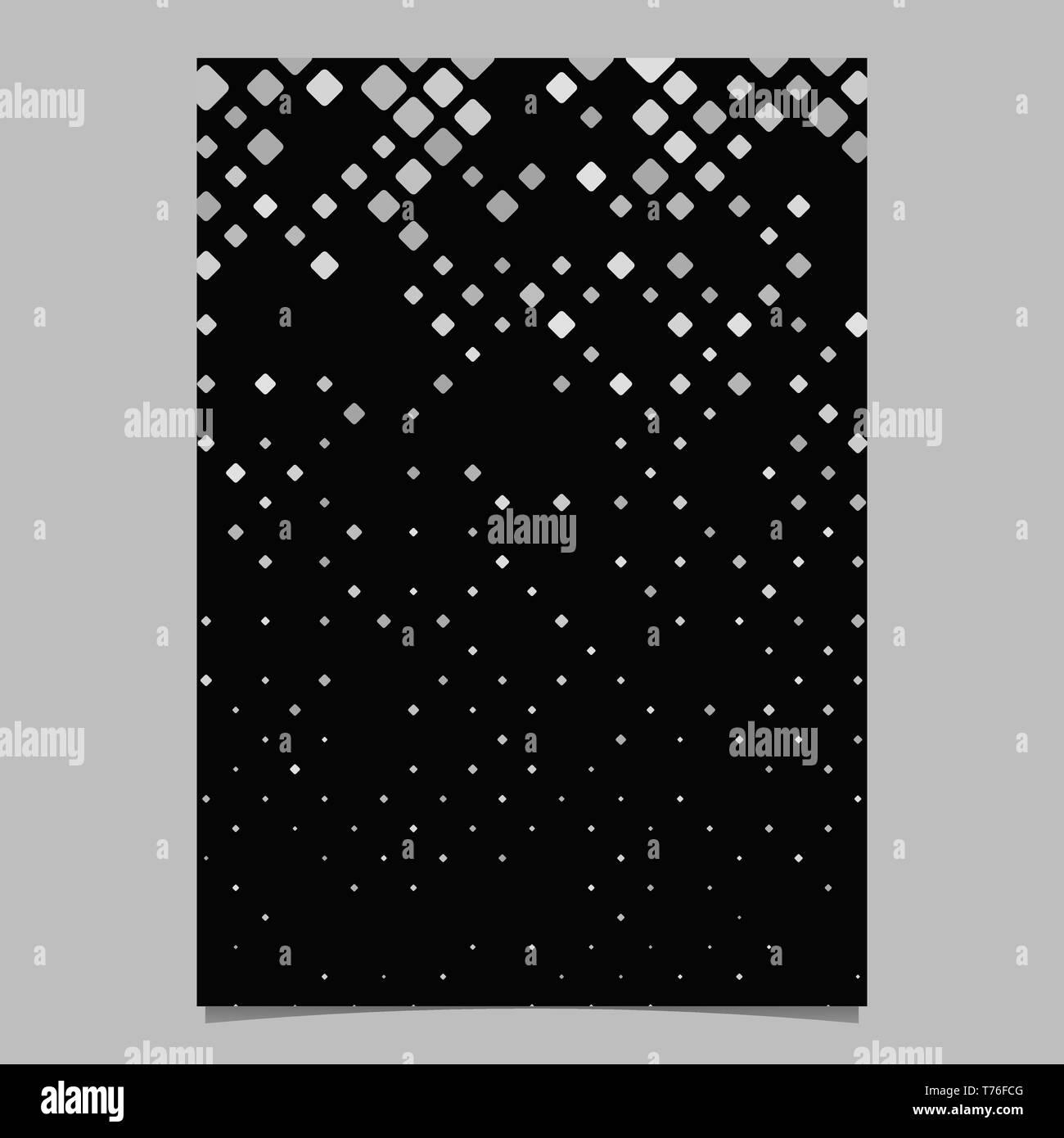 Abstract Rounded Square Mosaic Pattern Brochure Template Background Stock Vector Image And Art Alamy