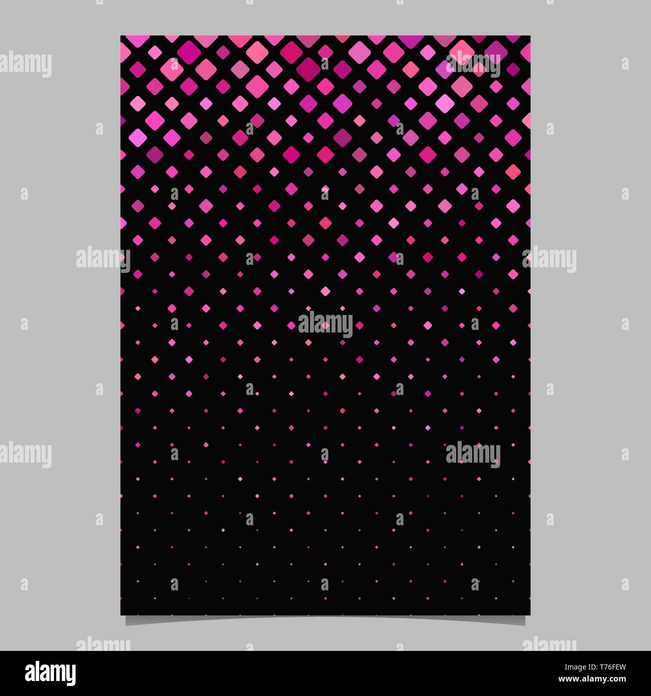 Geometric rounded square pattern poster template background Stock ...