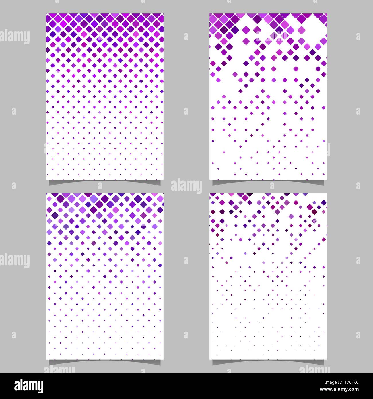 Geometrical diagonal rounded square pattern background brochure template Stock Vector Image ...