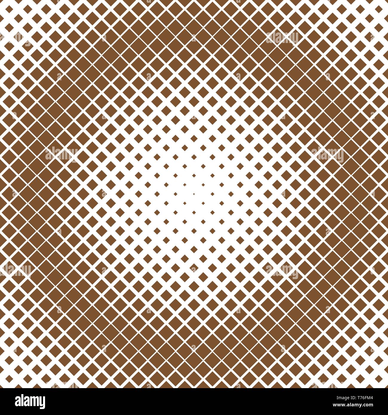 Retro Abstract Halftone Square Pattern Background From Diagonal Squares