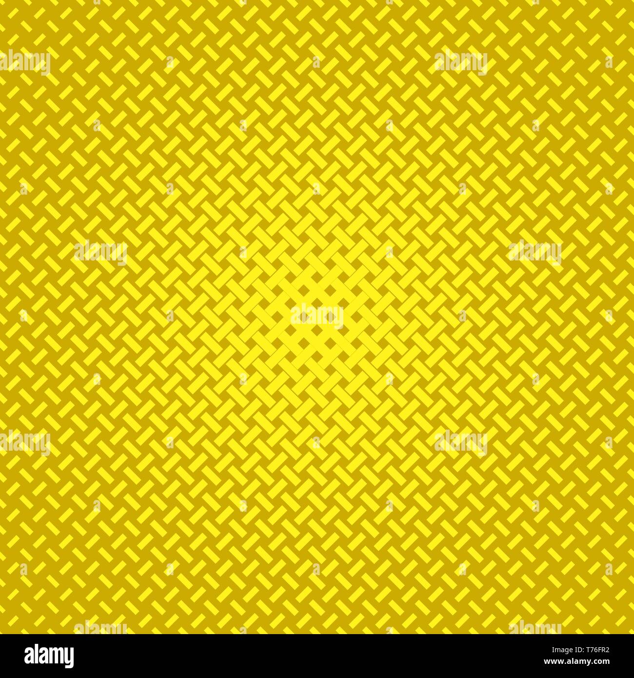 Yellow geometric halftone pattern background - vector graphic from ...