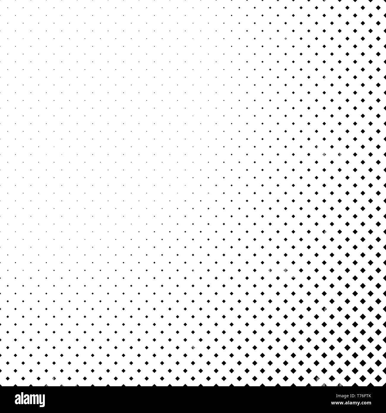 Monochrome abstract geometrical halftone square pattern background from squares Stock Vector ...