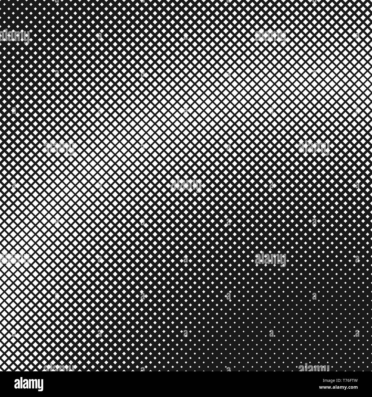 Monochrome abstract halftone diagonal square pattern background from squares Stock Vector Image ...