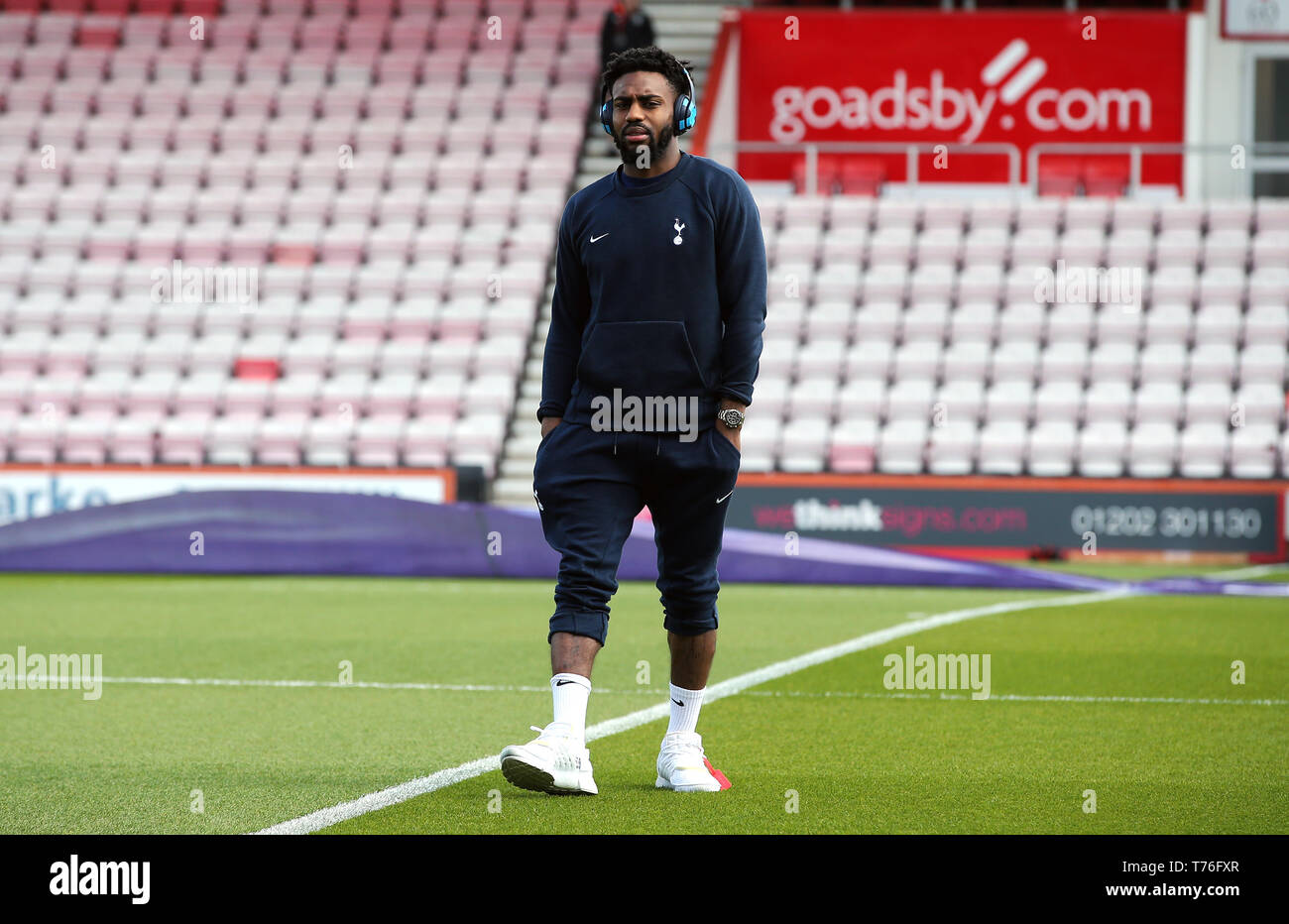 Tottenham Hotspur's Danny Rose on the pitch before the Premier League ...
