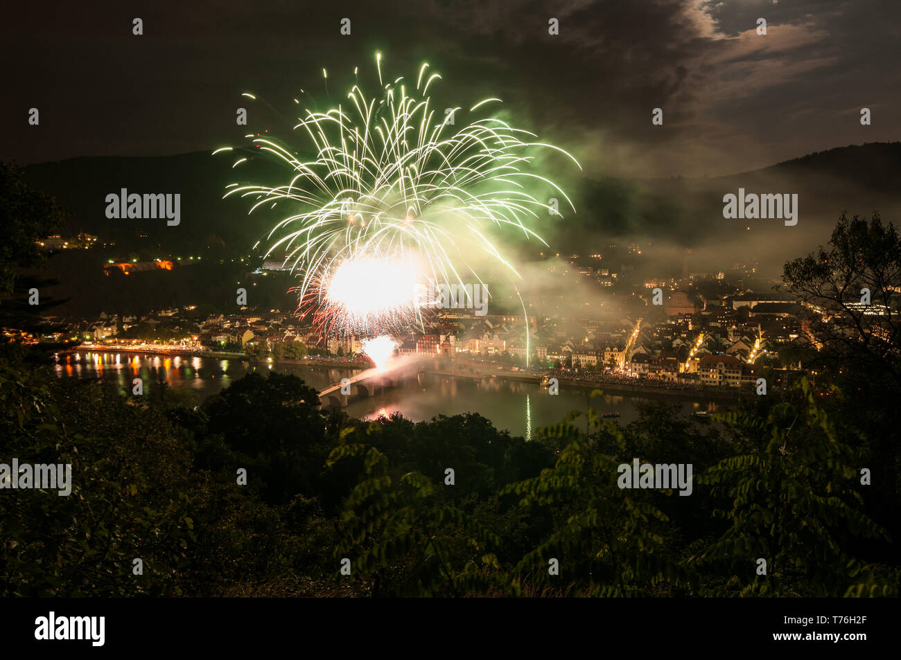 Fireworks heidelberg castle hi-res stock photography and images - Alamy