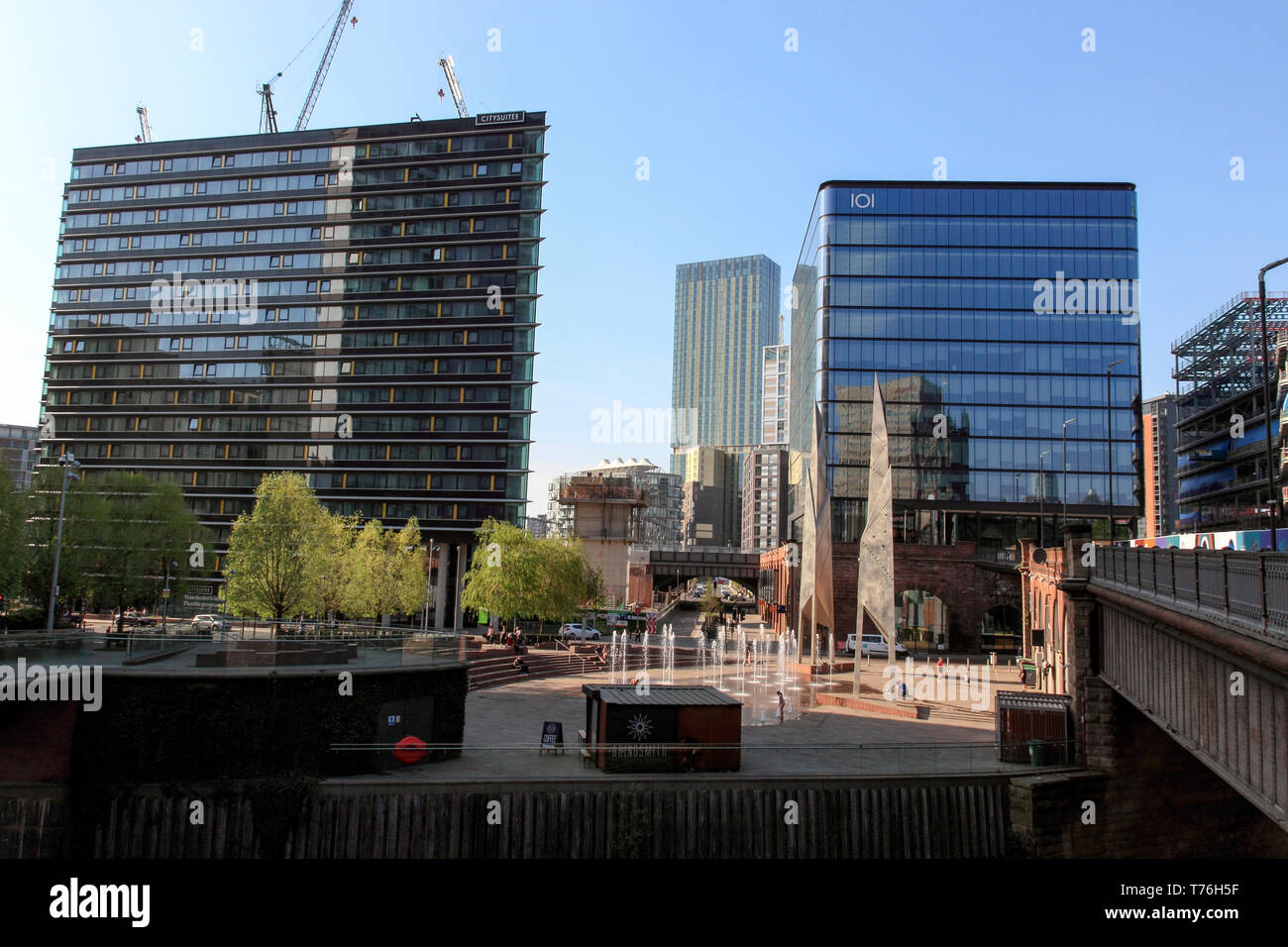 Regeneration, Greengate Square, Salford, Manchester, UK Stock Photo - Alamy
