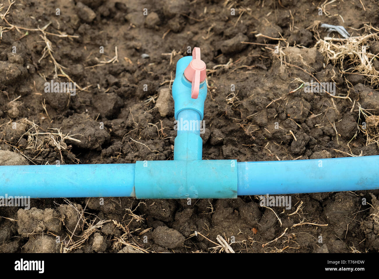 Set blue pvc pipe hi-res stock photography and images - Alamy