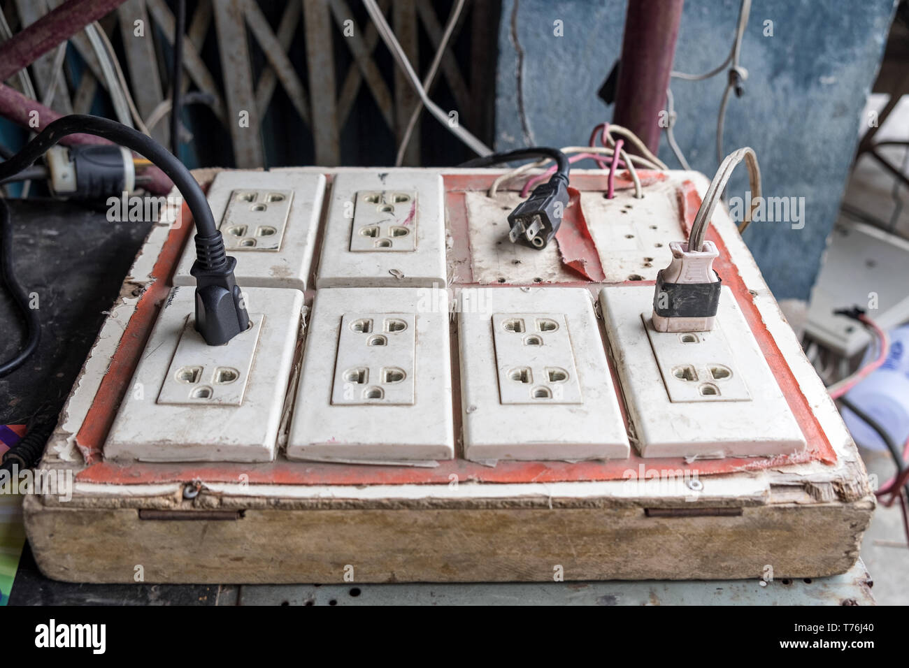 Close up of old socket hi-res stock photography and images - Alamy