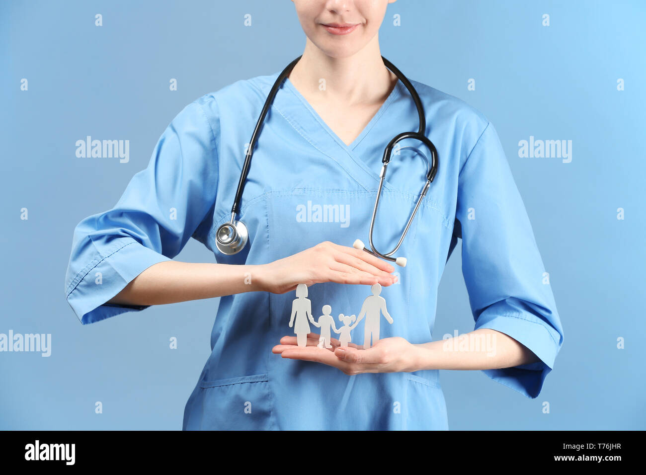 Female doctor family figure hi-res stock photography and images - Alamy