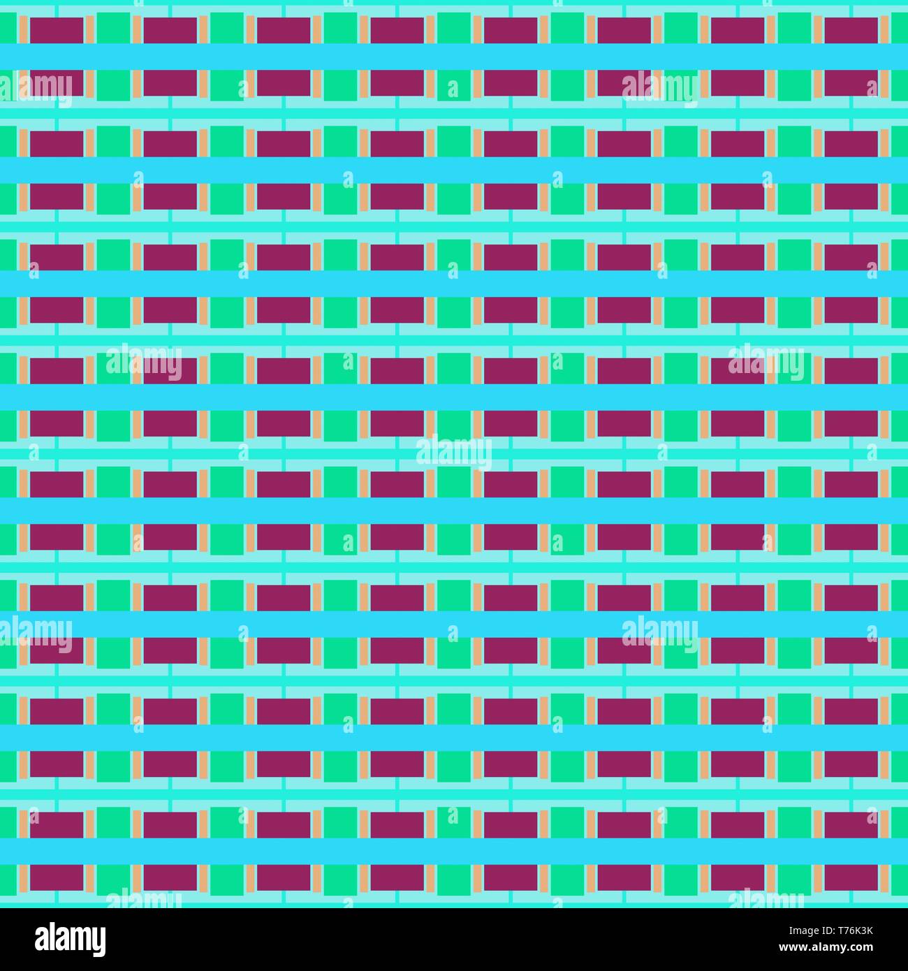 bright turquoise, old mauve and baby blue geometric repeating patterns ...
