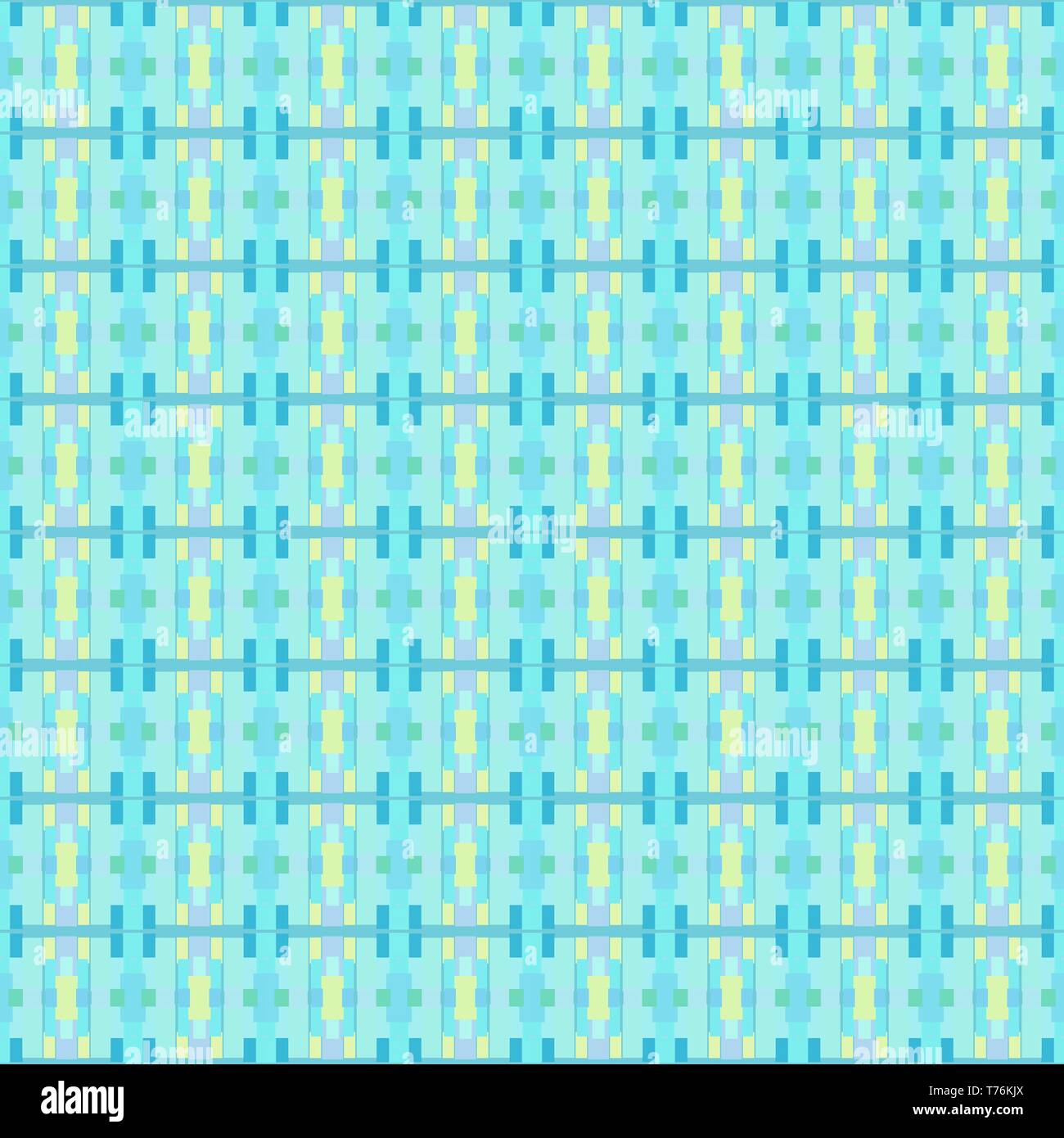 pale turquoise, sky blue and medium turquoise repeating geometric ...