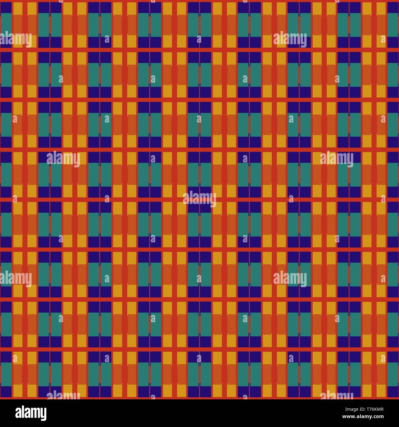 dark slate gray, firebrick and golden rod geometric repeating patterns ...