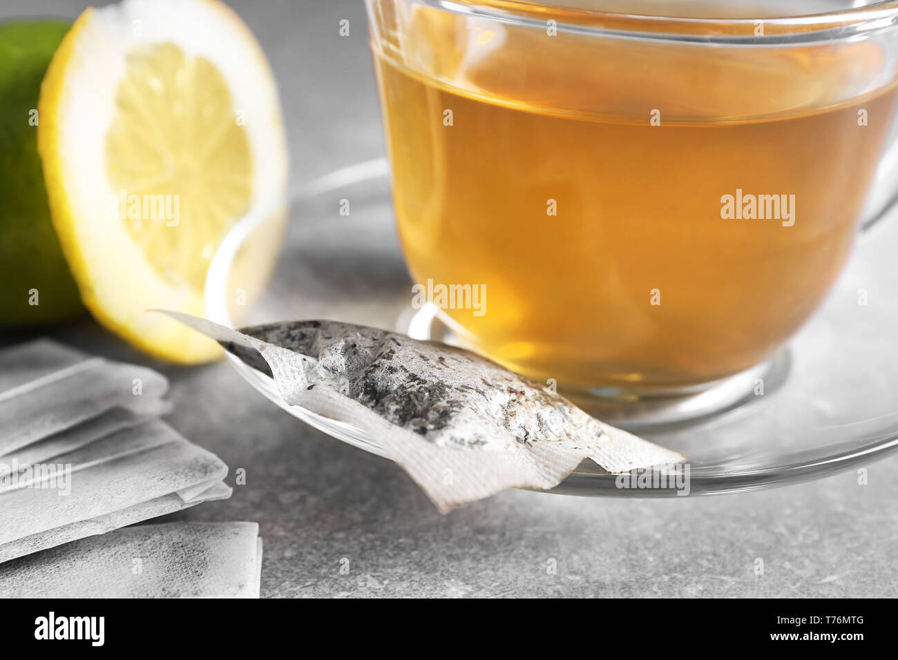 Used tea sachet hi-res stock photography and images - Alamy