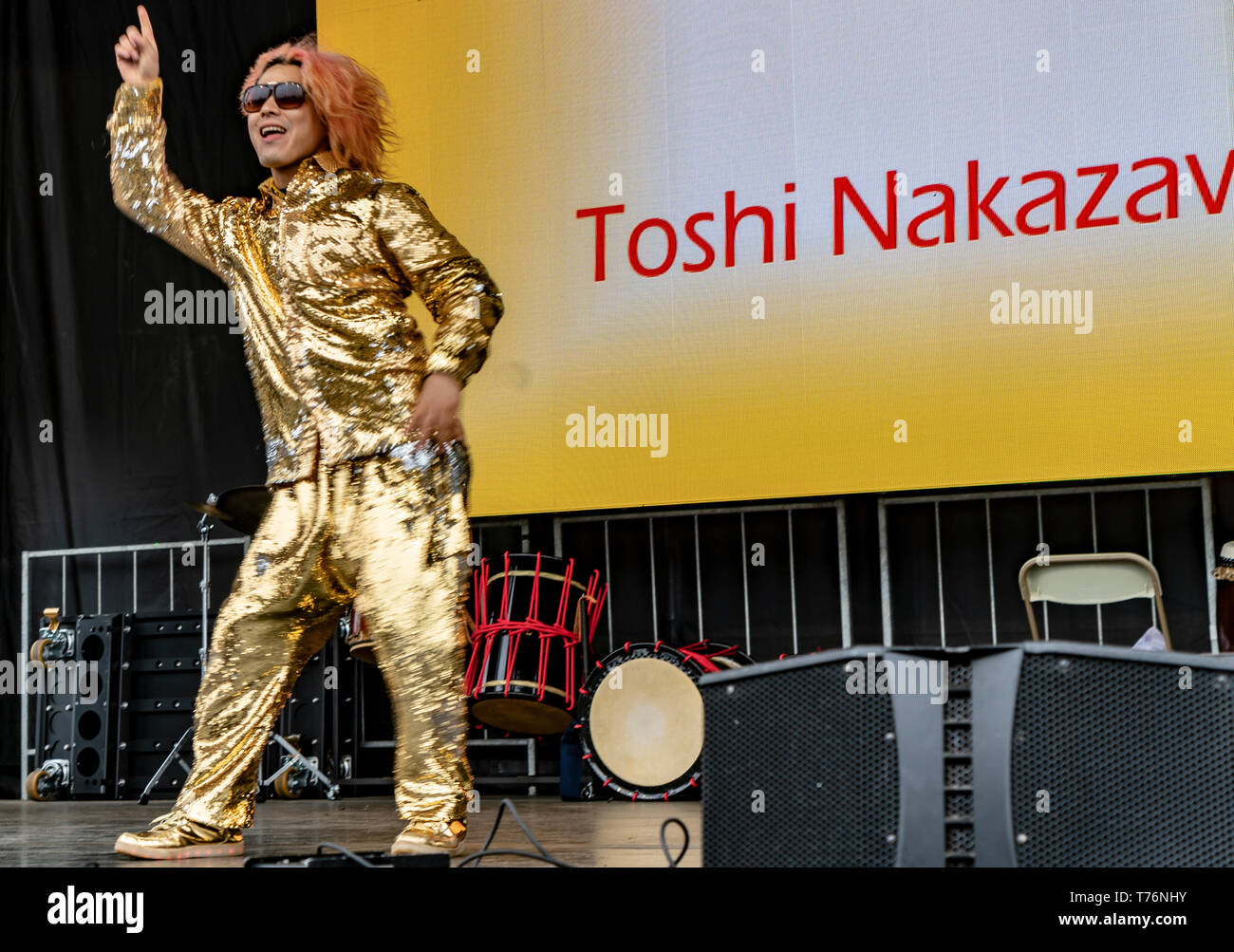 Toshi Japanese Pop Dancer Stock Photo - Alamy