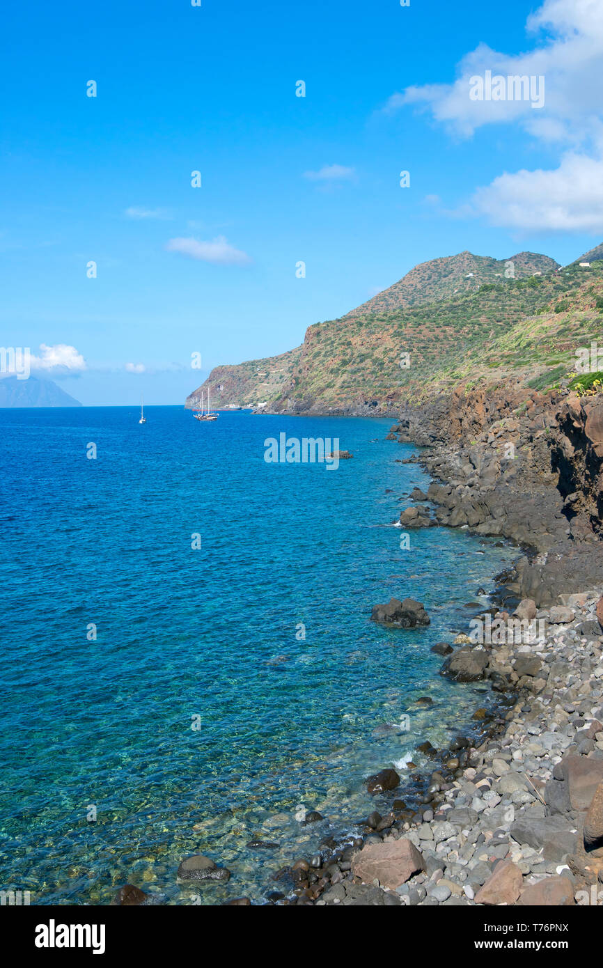 Sicily aeolian islands filicudi island hi-res stock photography and ...