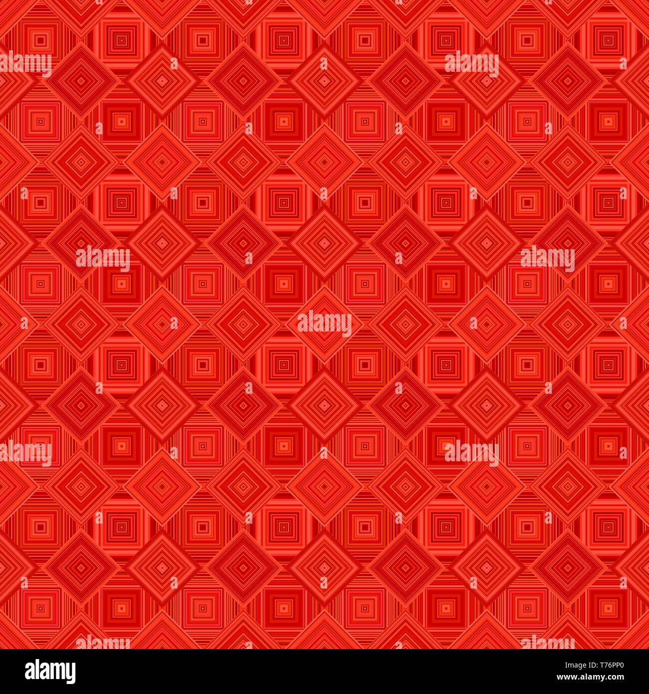 Red Geometrical Diagonal Square Tile Mosaic Pattern Background Stock Vector Image And Art Alamy