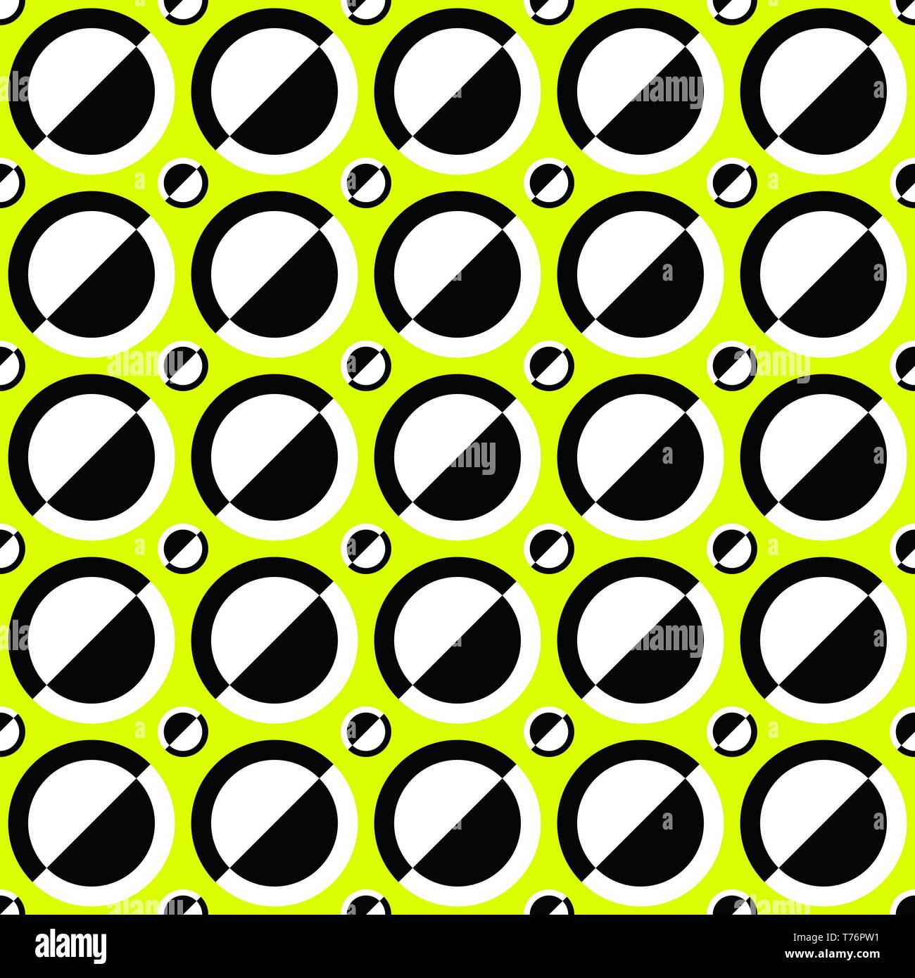 Seamless Abstract Circle Pattern Background Design Vector Graphic