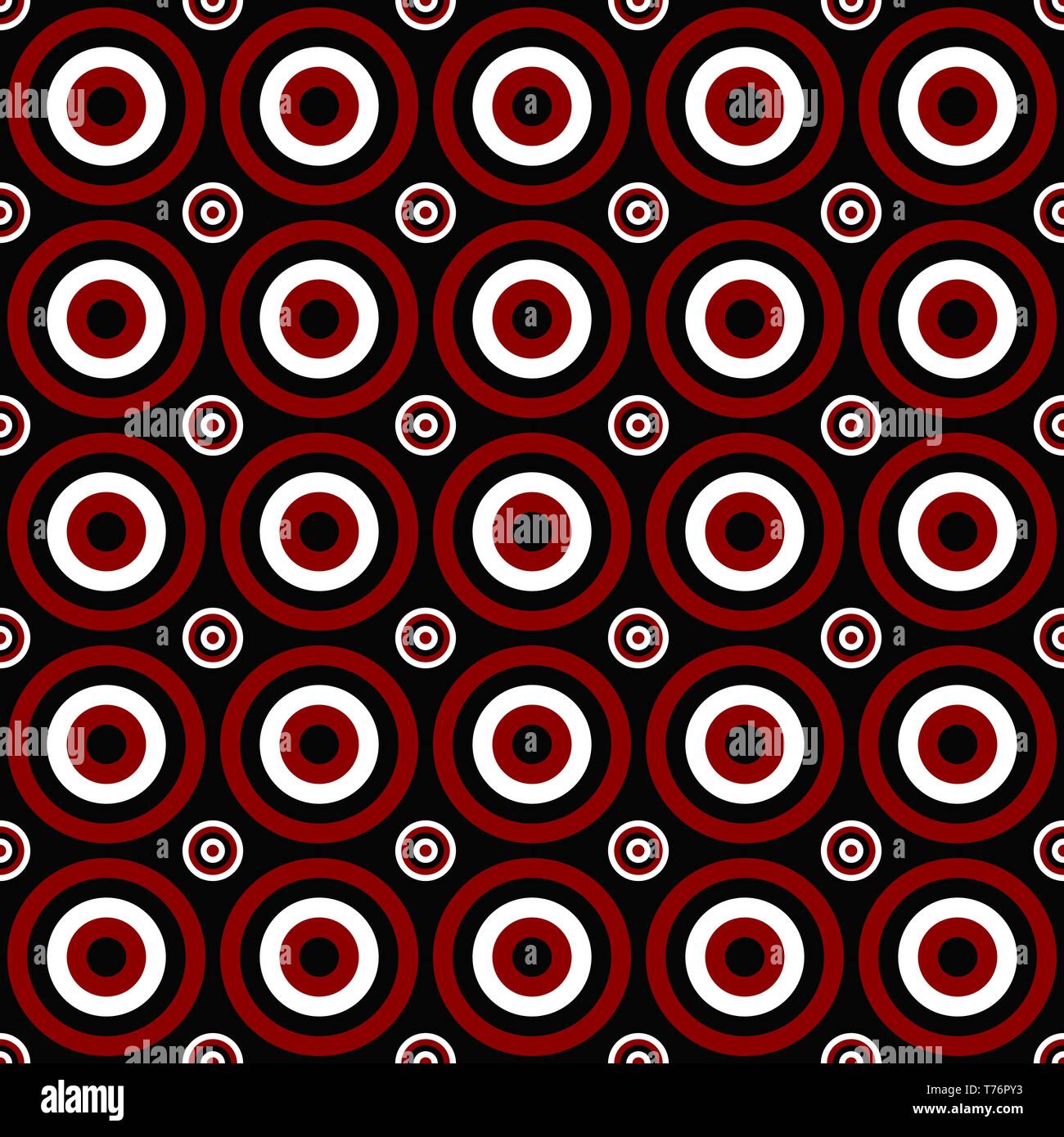 Seamless geometrical circle pattern background design - vector ...
