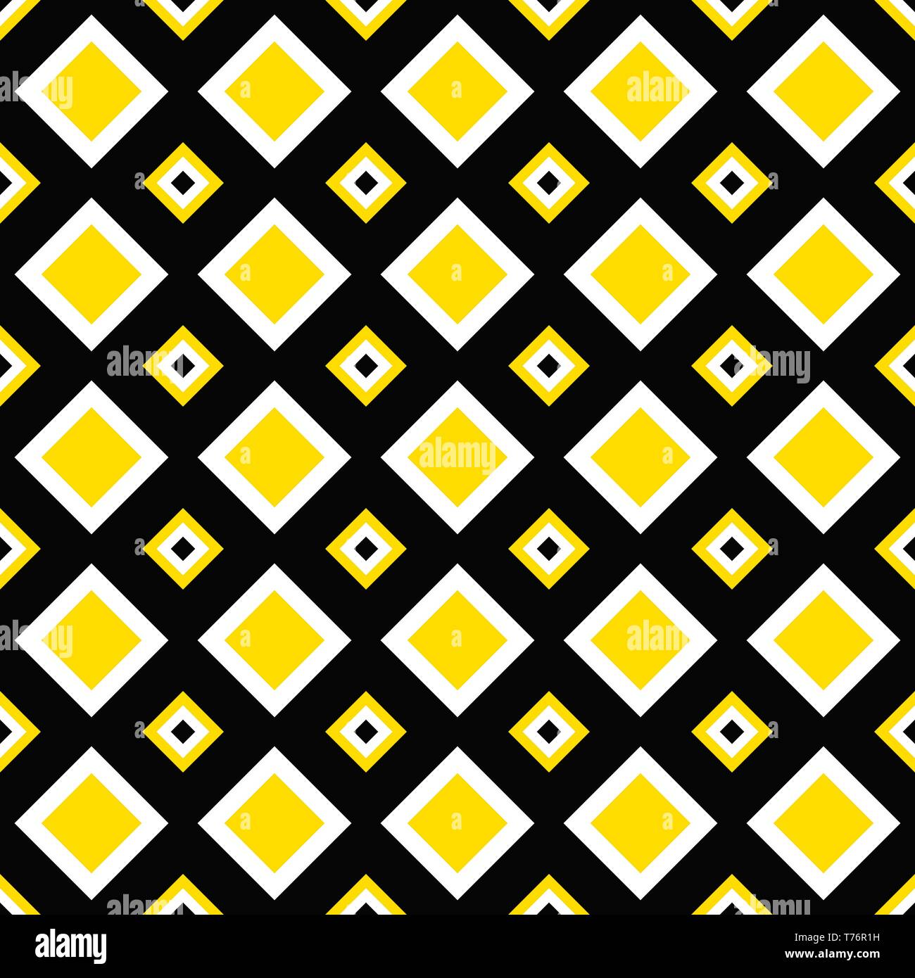 Geometrical square pattern design background - color vector graphic ...