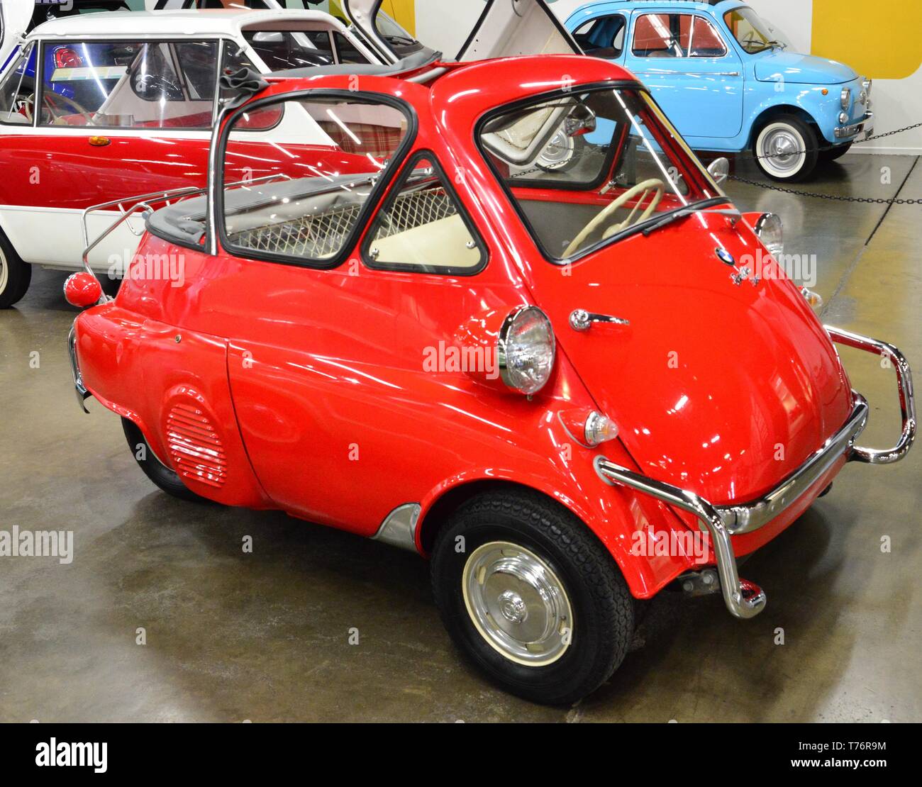 BMW Bubble car in red Stock Photo - Alamy