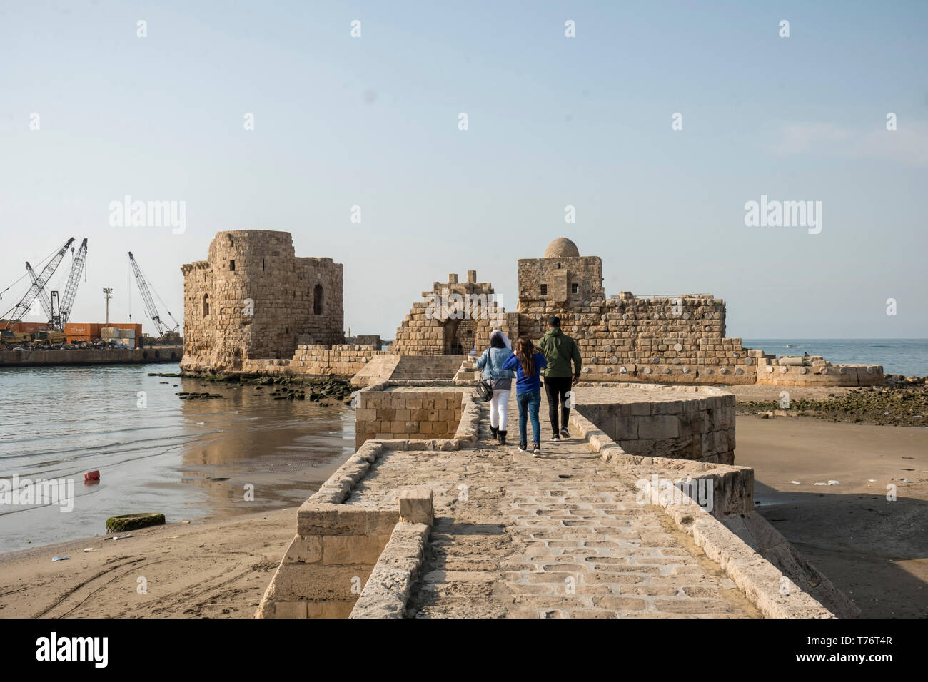 Sidon sea castle lebanon hi-res stock photography and images - Alamy