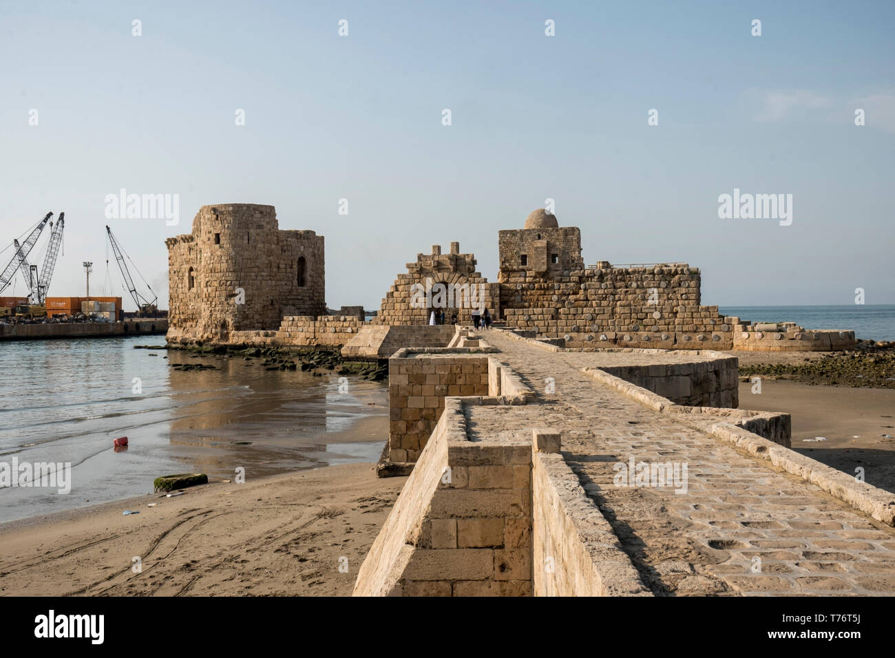 The Sea Castle, Sidon, Lebanon Stock Photo - Alamy