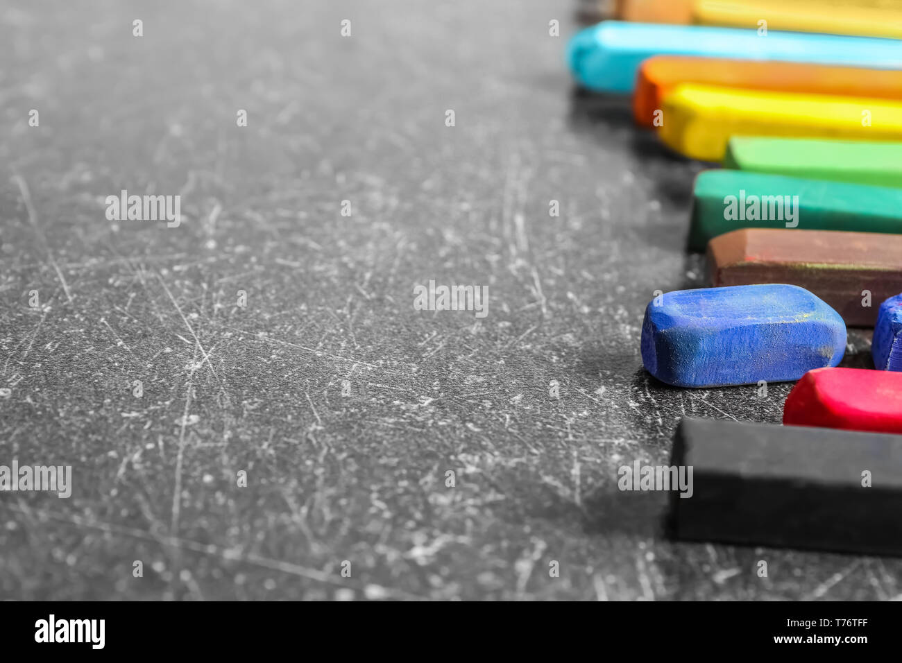 Different chalks hi-res stock photography and images - Alamy