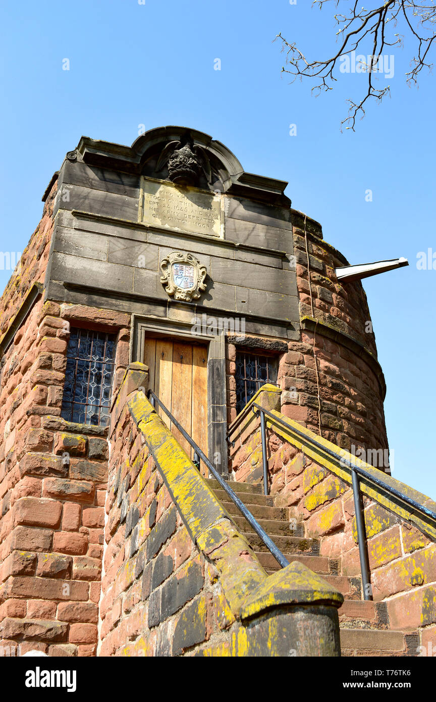 Phoenix Tower where King Charles I stood on the tower on 24 September ...