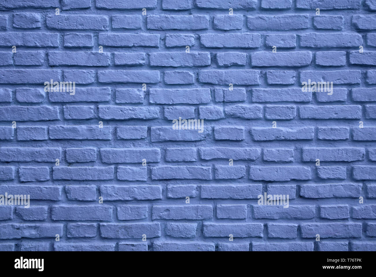 Light Blue Colored Brick Wall for Background, Texture or Pattern Stock ...