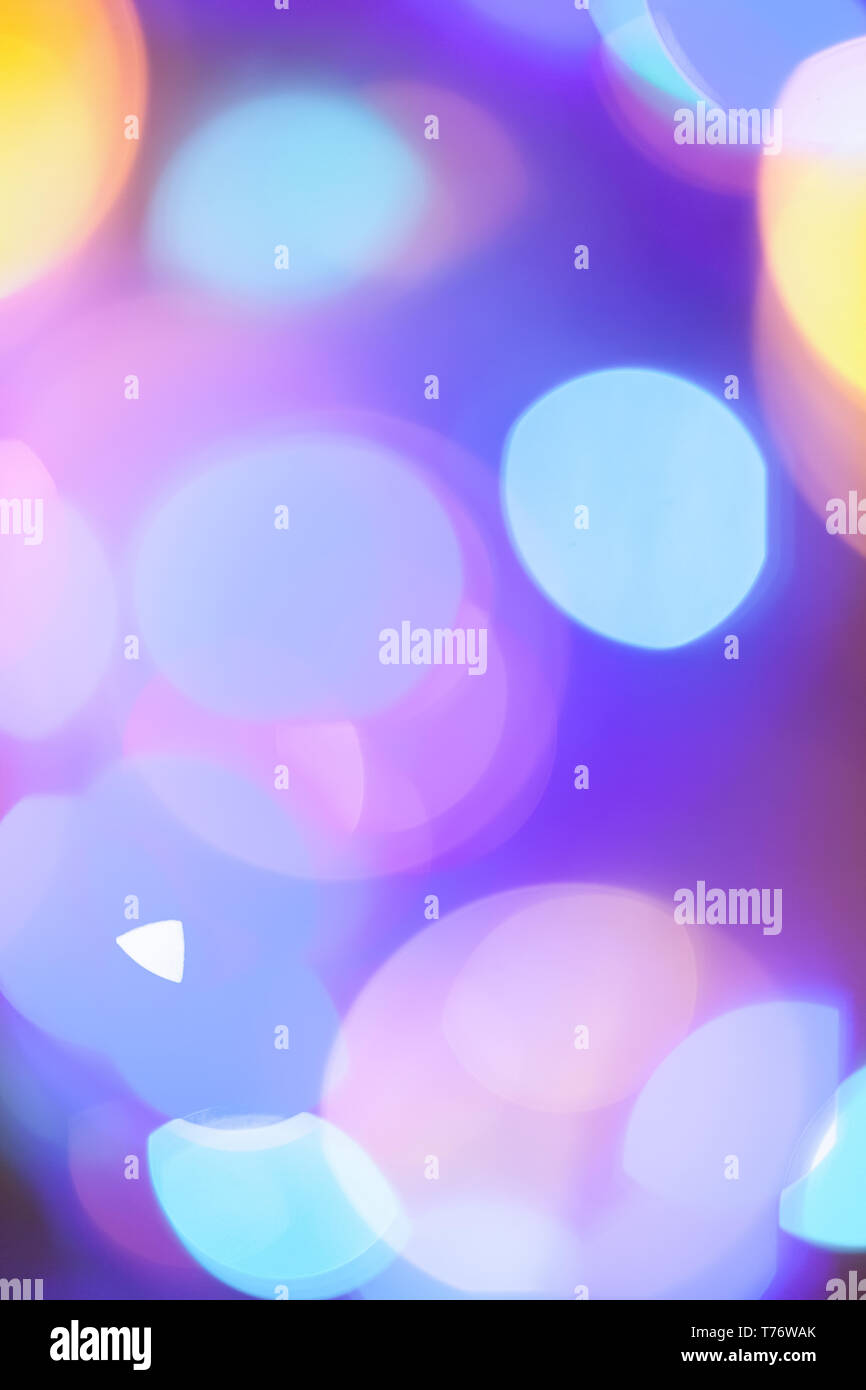 Colourful lights bokeh - abstract background, defocused overlay, bright ...