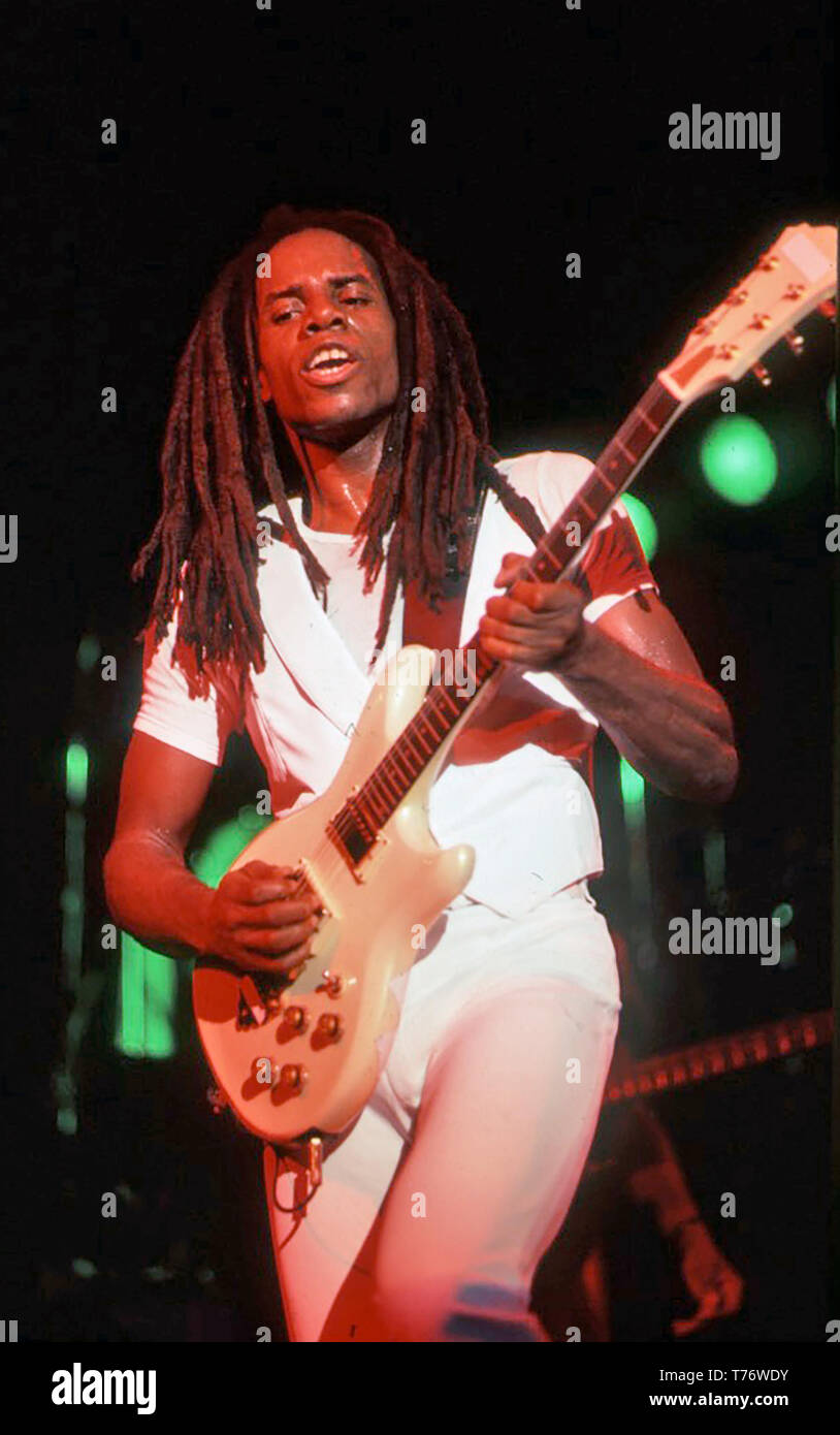 EDDY GRANT Guyanese-British reggae musician in 1986 Stock Photo - Alamy