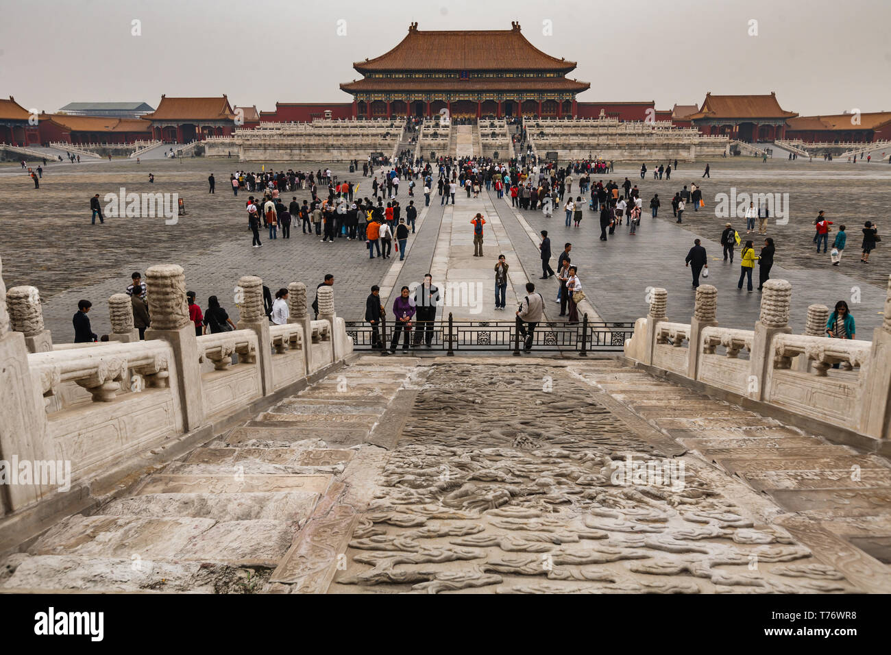 Tourists exploring the forbidden city in Beijing, China Stock Photo - Alamy