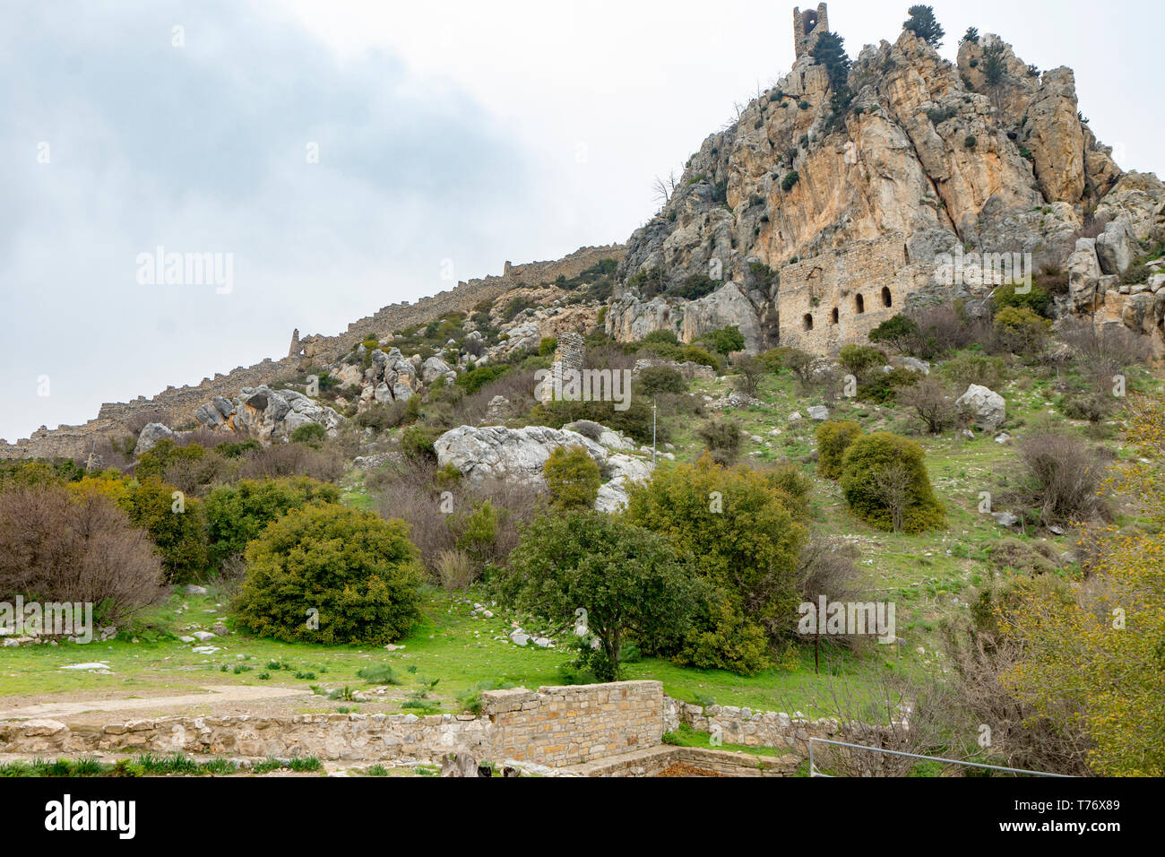 Saint Hilarion Castle – Karaman, Cyprus Stock Photo - Alamy