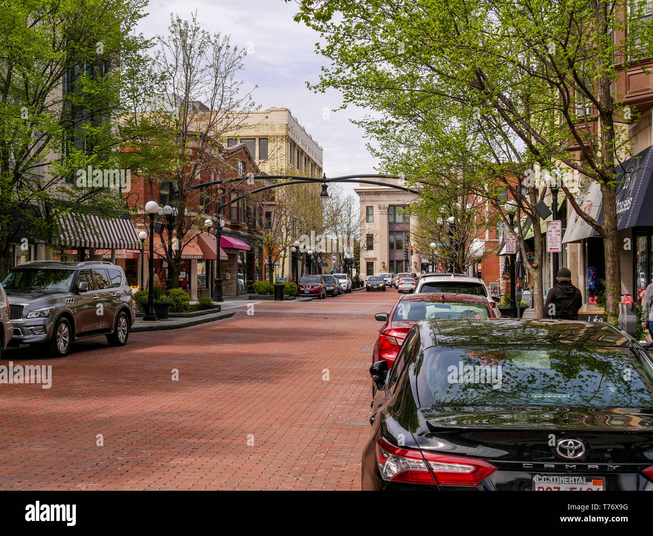 Marion Street, downtown Oak Park, Illinois Stock Photo - Alamy
