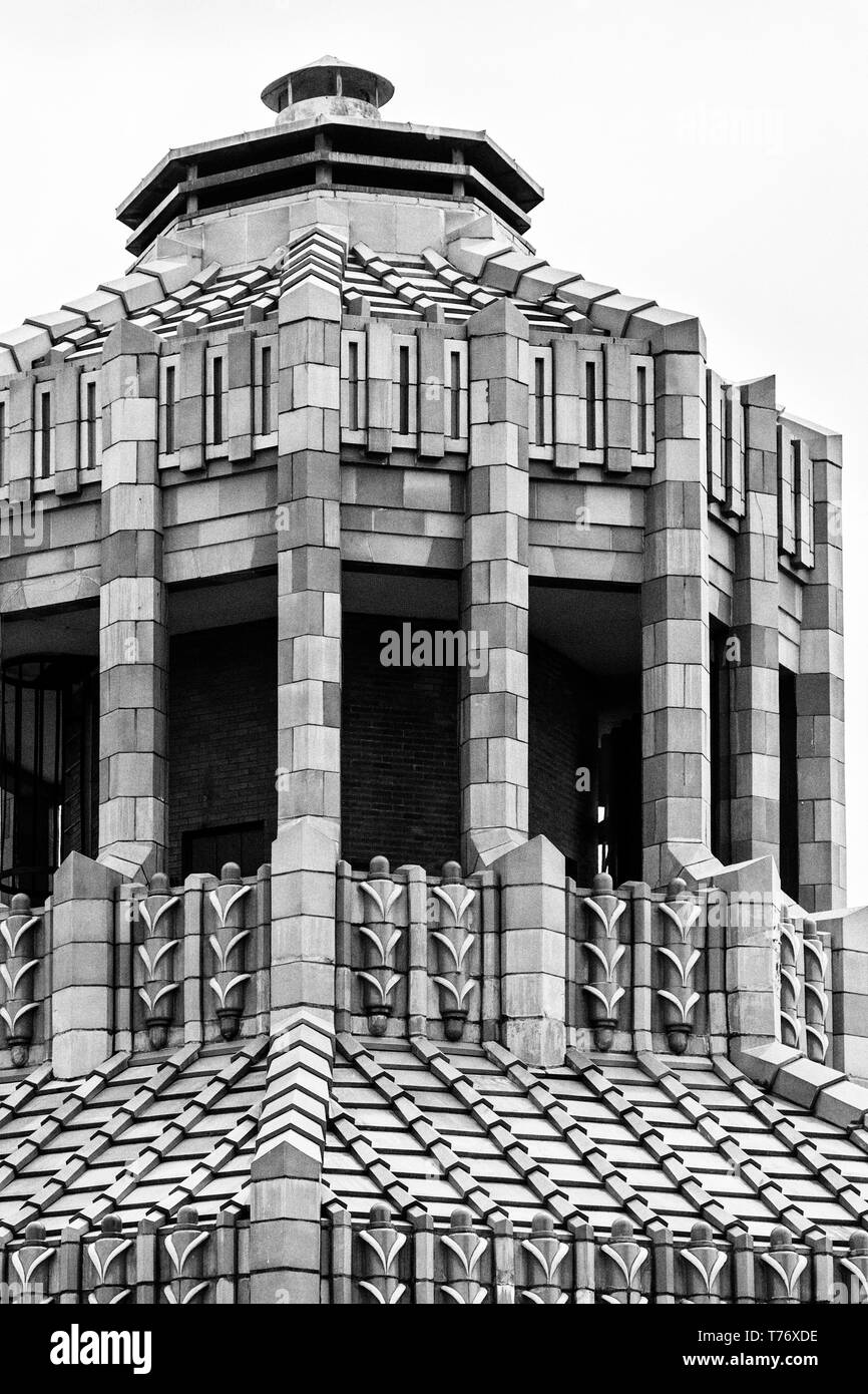 This architectural detail reveals the Art Deco tiling of the City ...