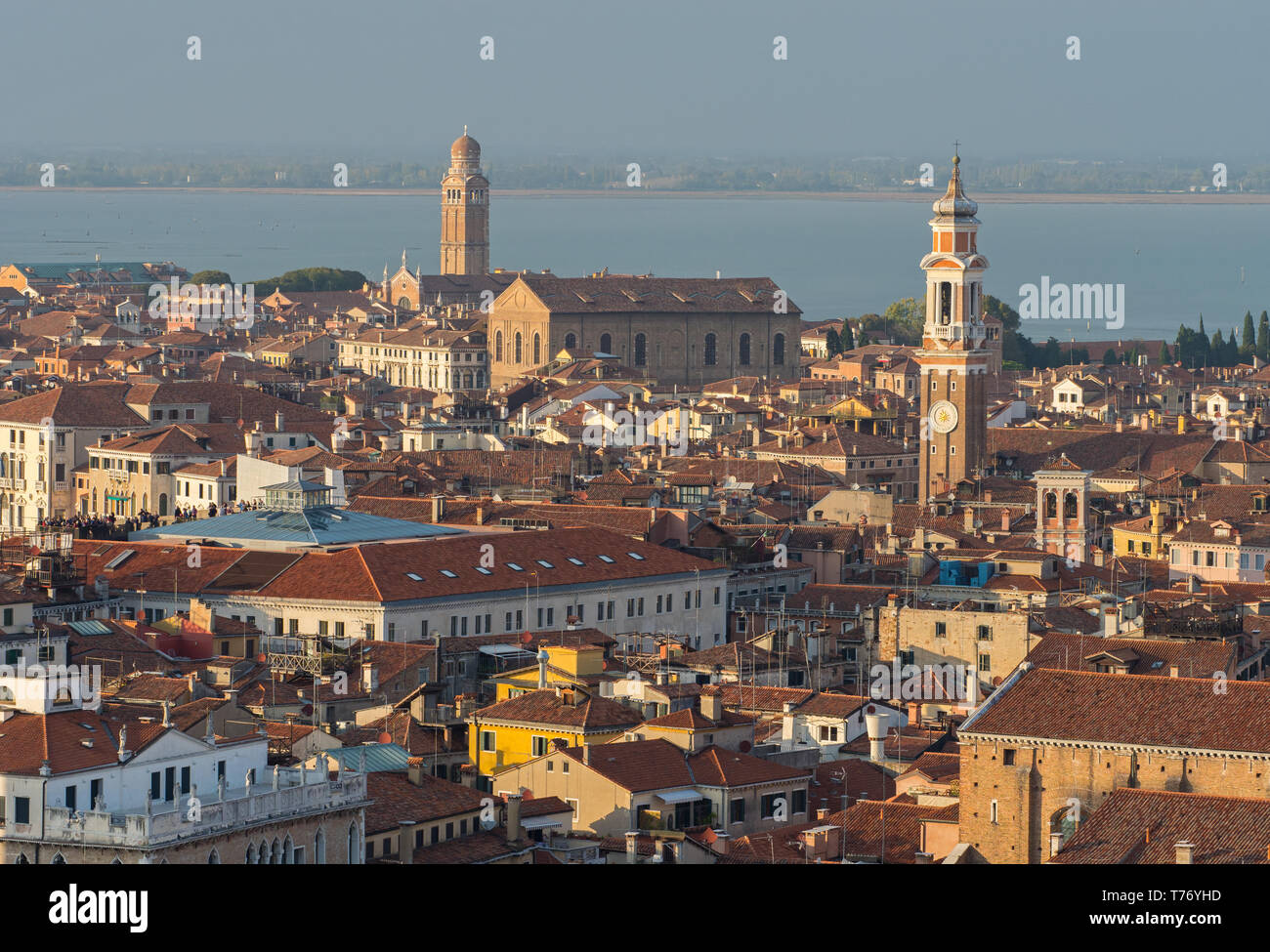 Venice Rooftops III Stock Photo - Alamy