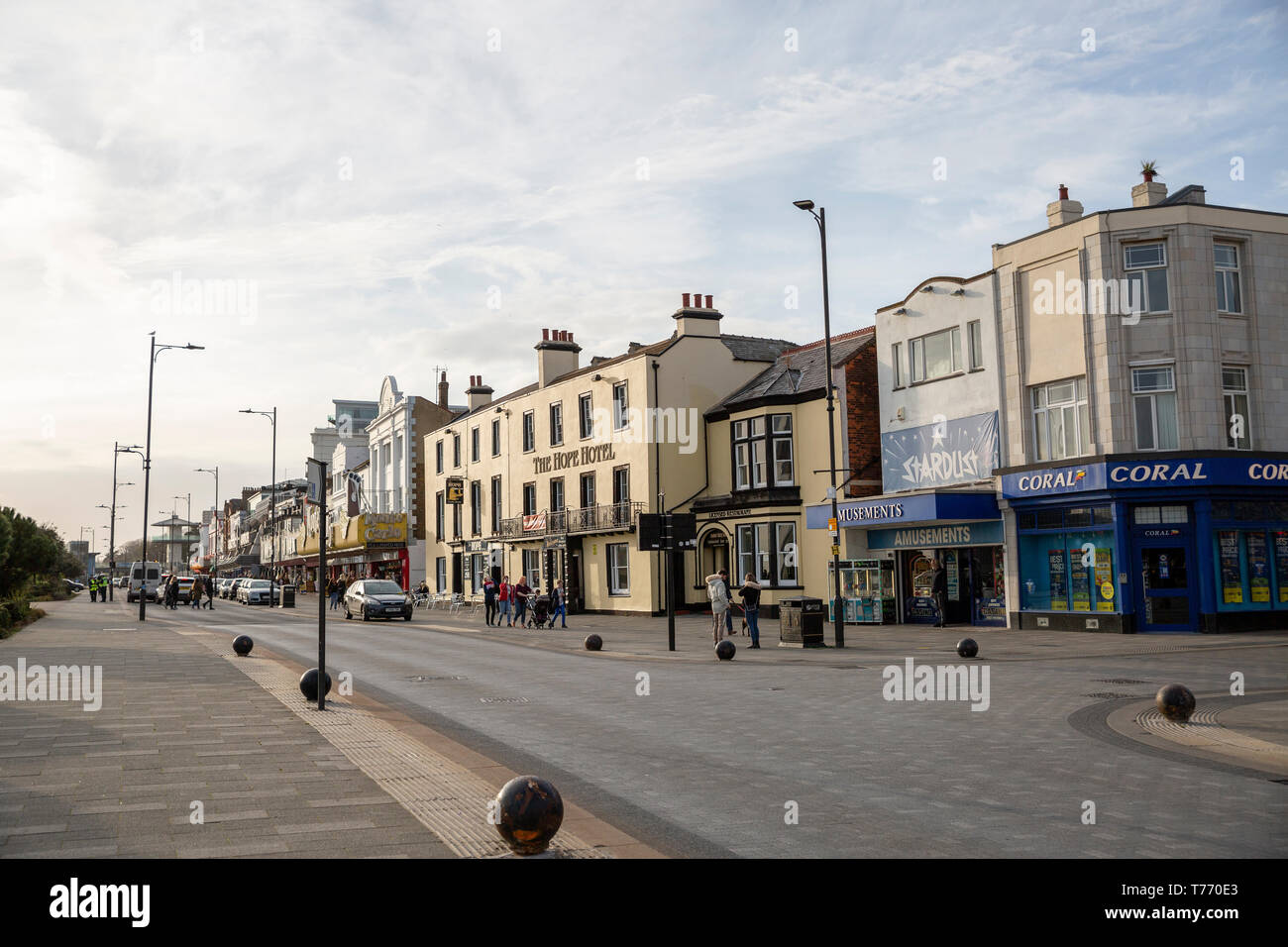 Southend On Sea, Essex, England, March 2019, a view of the Marine ...