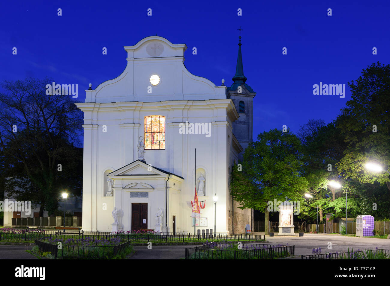 Wien, Vienna: Parish and pilgrimage church Mariabrunn in 14. Penzing ...