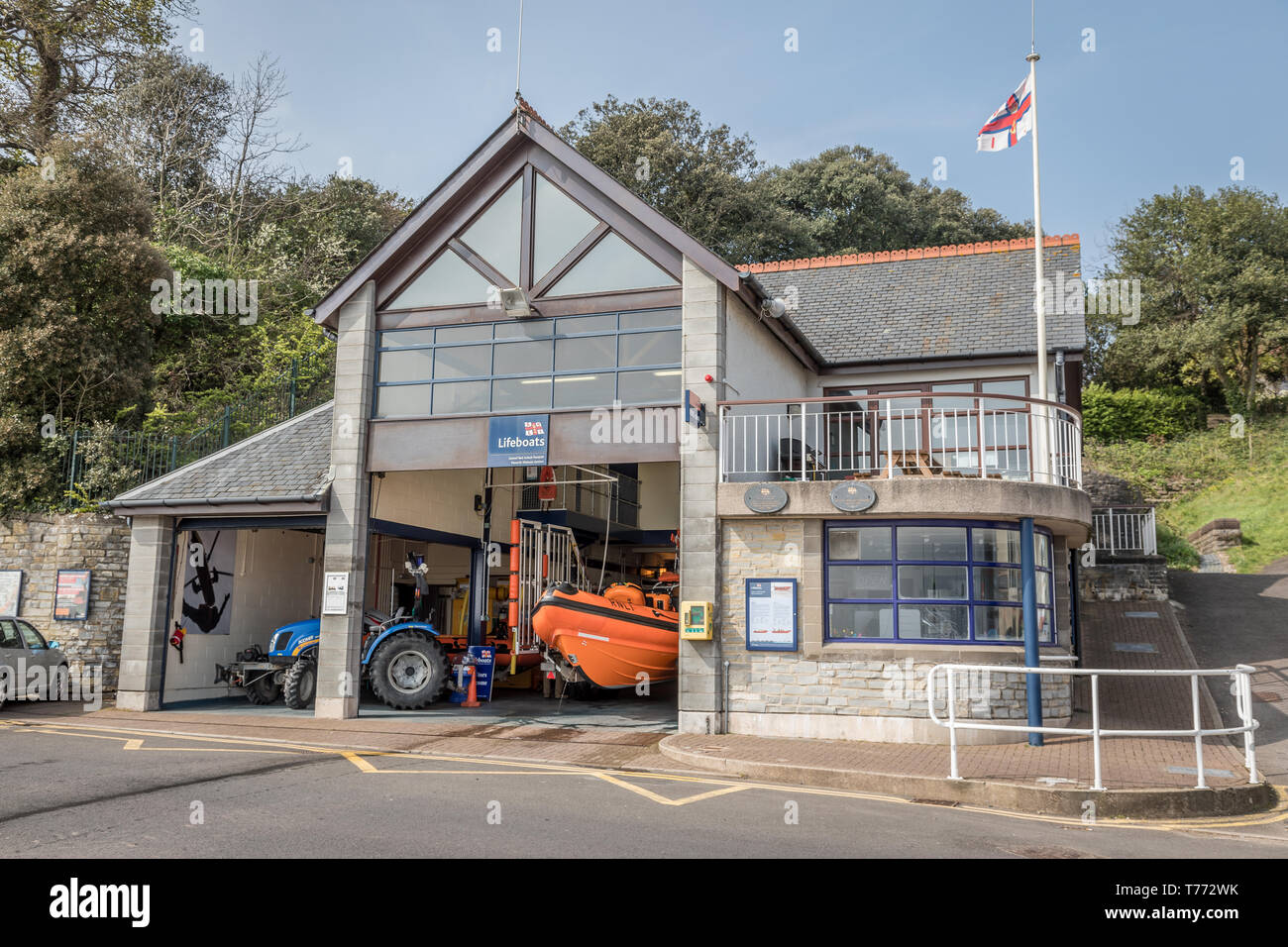 RNLI 'B class' Atlantic lifeboat 'Maureen Lilian' in Penarth lifeboat ...