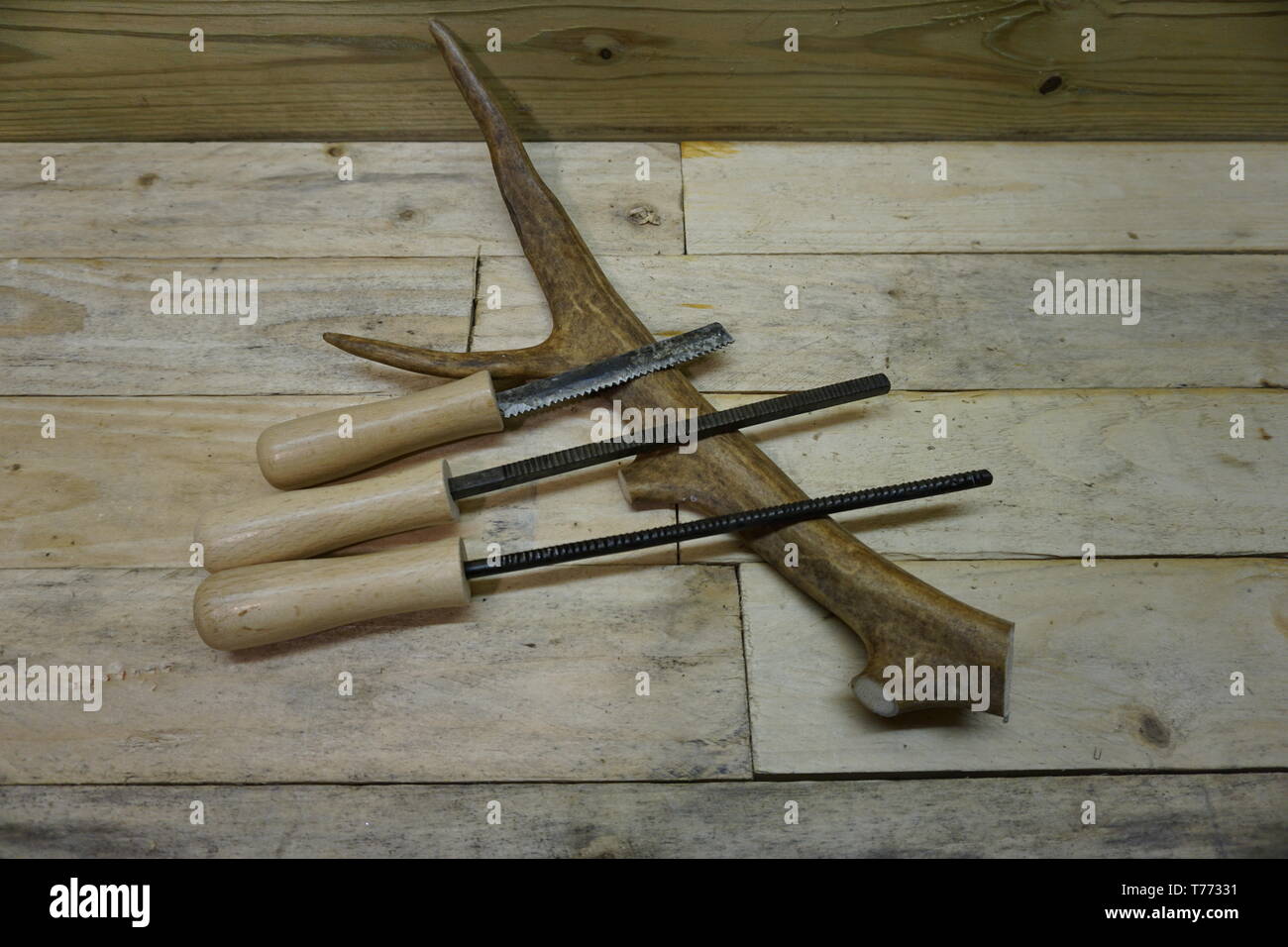 Medieval craftsmen tools hi-res stock photography and images - Alamy