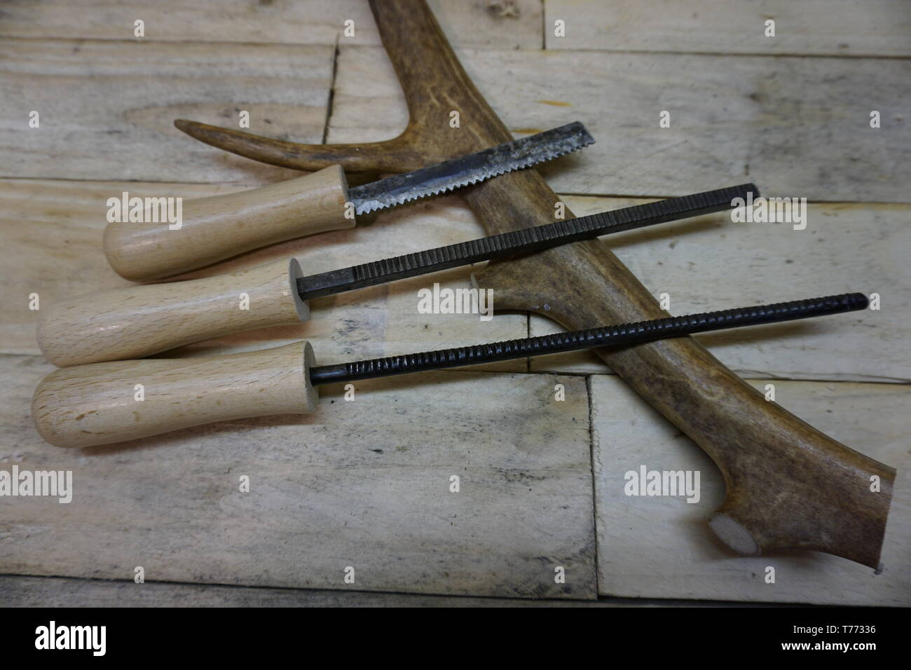 Medieval craftsmen tools hi-res stock photography and images - Alamy
