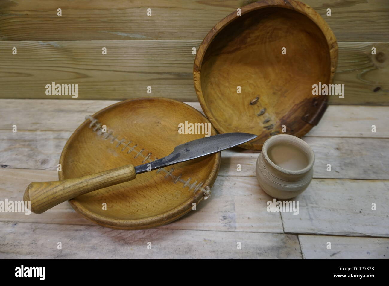 Reconstruction of an anglo saxon house hi-res stock photography and ...